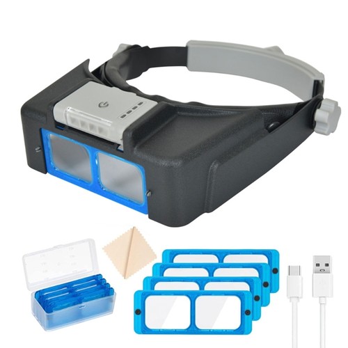 Optical Headband Magnifiers Illuminates Headgear Magnifiers for Fine ...