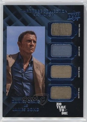 2025 James Bond No Time To Die Wardrobe Collection 4 Swatch Daniel ...