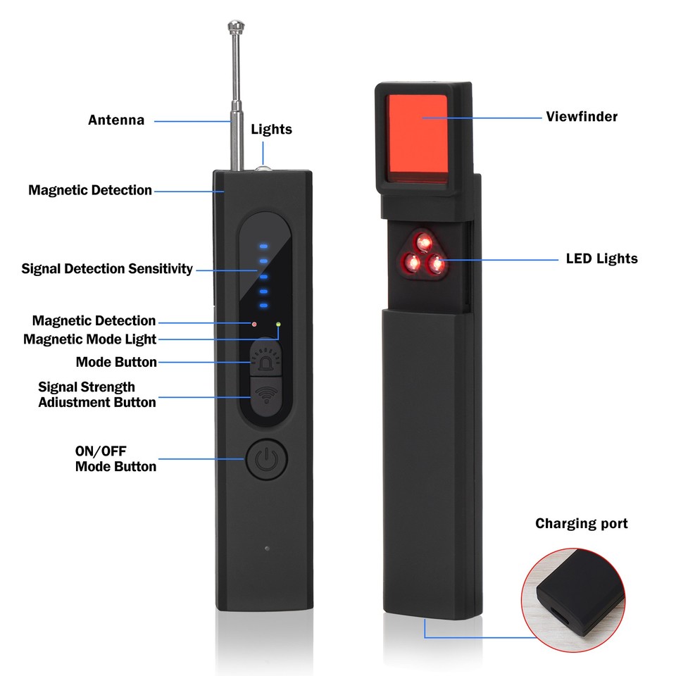 Hidden Camera Detectors Anti Spy Detector Bug Detectors GPS Tracker ...