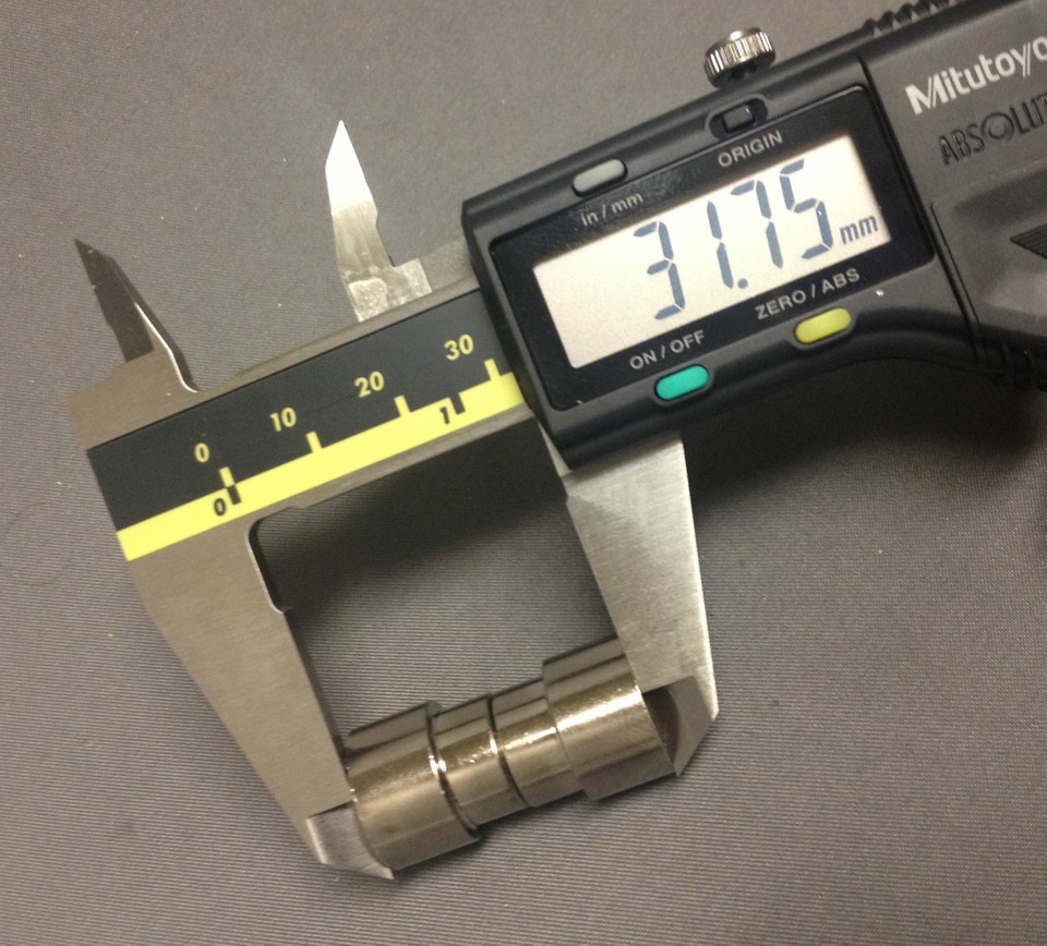 Eyelet Bushings Electroless Nickel 31.75mm width x 6mm ID Fits Fox 803 ...