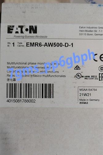 1 PCS NEW IN BOX EATON Muller High performance monitoring relay EMR6-AW500-D-1 | eBay