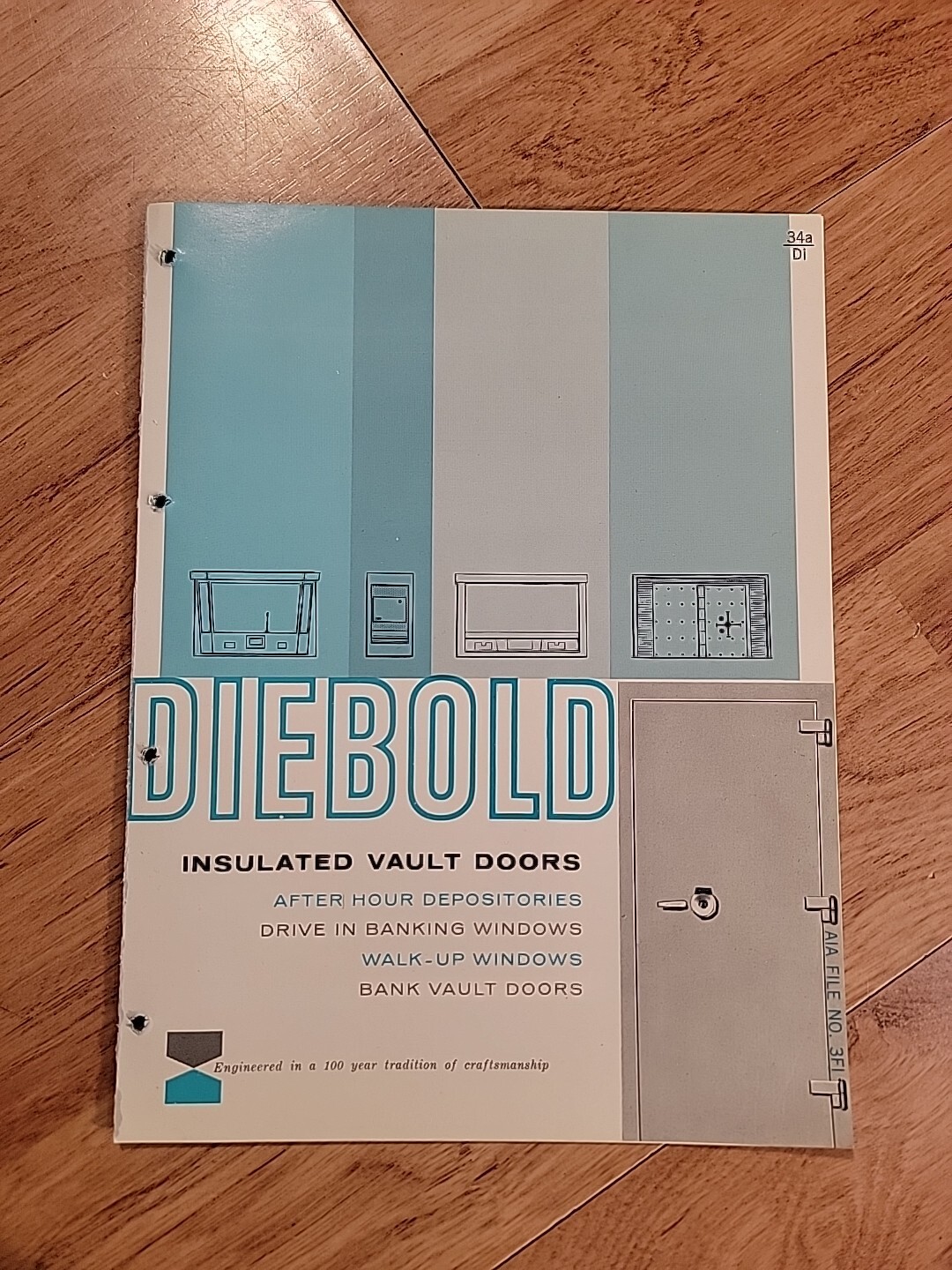1960's Diebold Bank Equipment Brochure Booklet vault drive up window | eBay