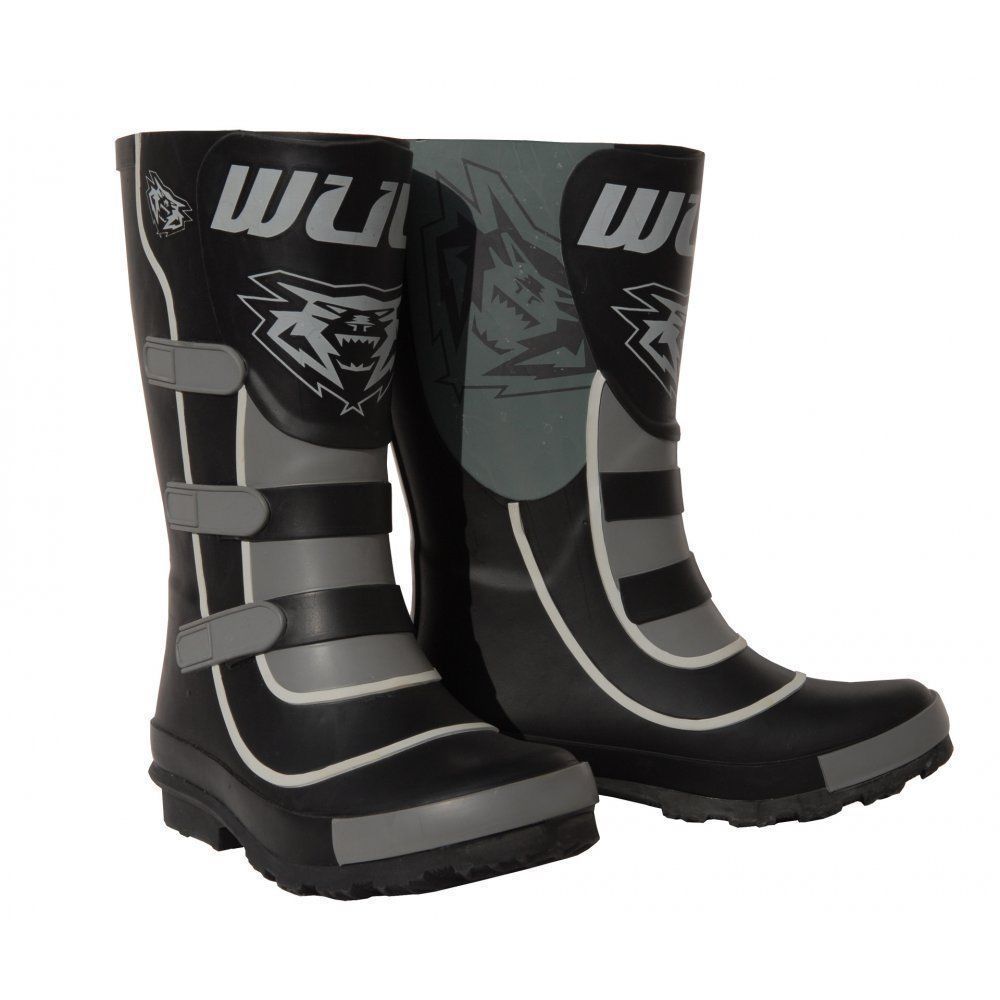 Wulf Mud Stomper Kids Wellington Waterproof Boots Quad Motocross Child ...