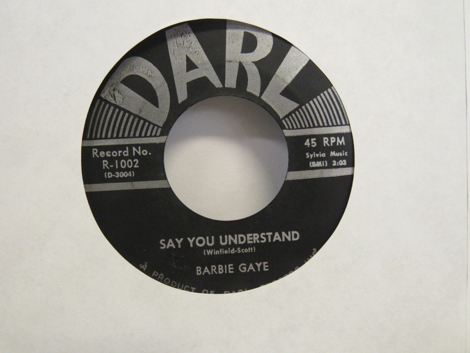 Barbie Gaye My Boy Lollypop / Say You Understand R & B 7"45rpm | eBay