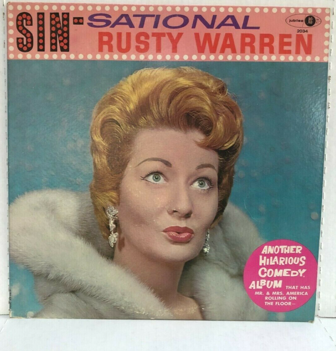 Rusty Warren SINSATIONAL 1961 Jubilee MONO COVER ONLY VG+ NO RECORD | eBay