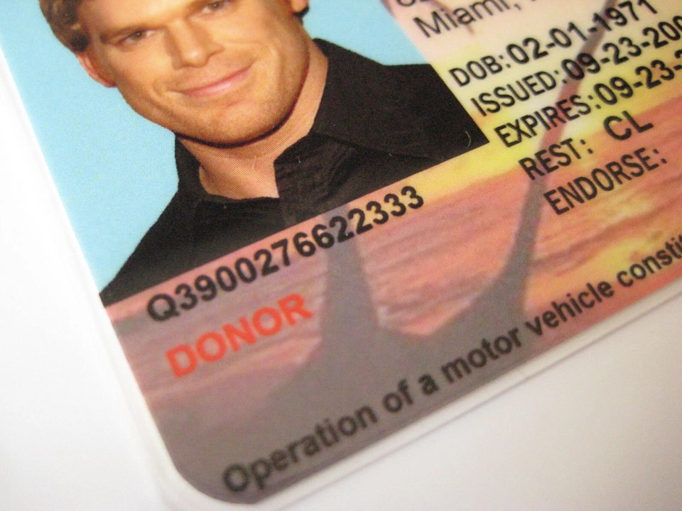 Dexter Morgan Driver's License Prop Cosplay | eBay