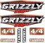Yamaha Grizzly OEM ATV Tank Decal Graphic Sticker Kit 350 450 550 660 ...