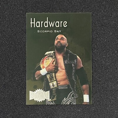 2022 Skybox Metal Universe AEW Scorpio Sky Hardware Acetate #HW3 | eBay