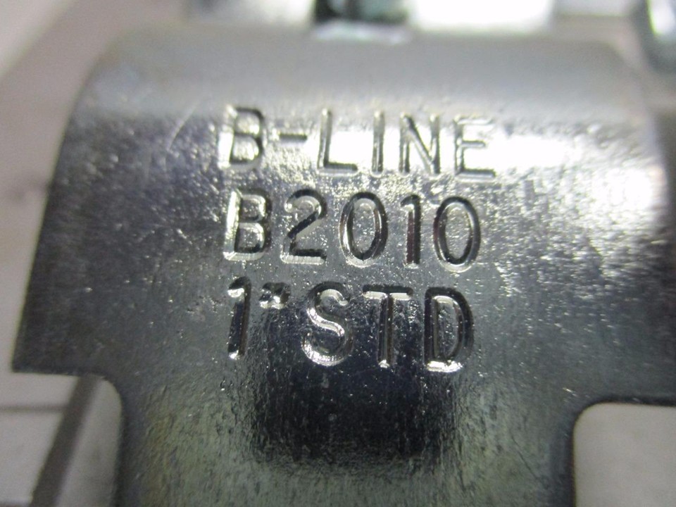 B-LINE B2010 1" STD Conduit Hanger Strut Clamp Sets (Lot of 13) - NEW ...