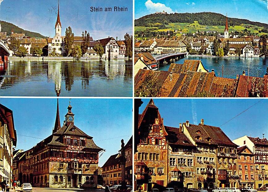 Stein am Rhein Multiview 1991 Vtg Posted Postcard M19 | eBay