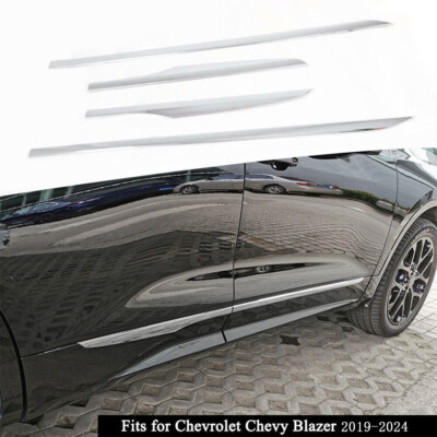 Chrome Door Side Moldings Line Cover Trim For Chevrolet Blazer 2025 ...