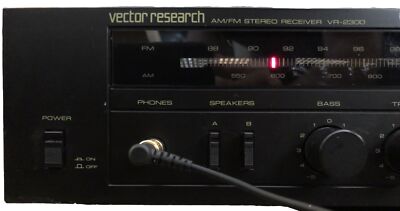 Vector Research VR-2300 Receiver AM FM Stereo Phono Tested Working