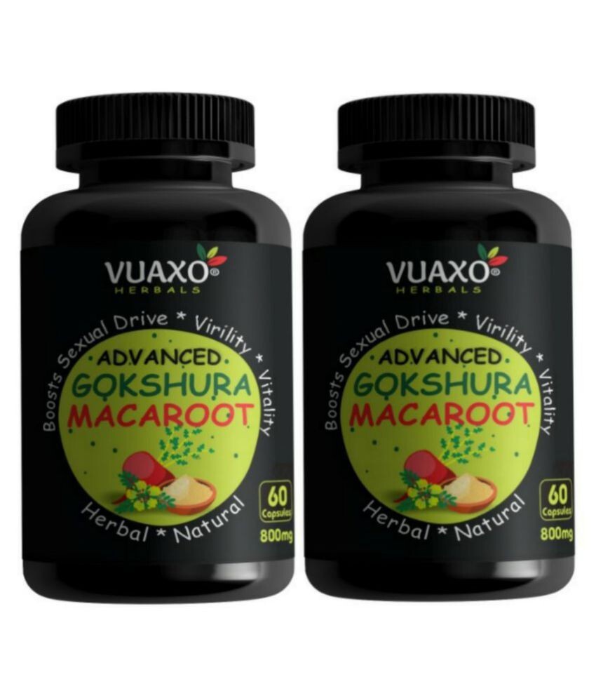 Vuaxo - Advanced Gokshura Maca Root Tribulus Terrestris Capsule 60 - (2 ...