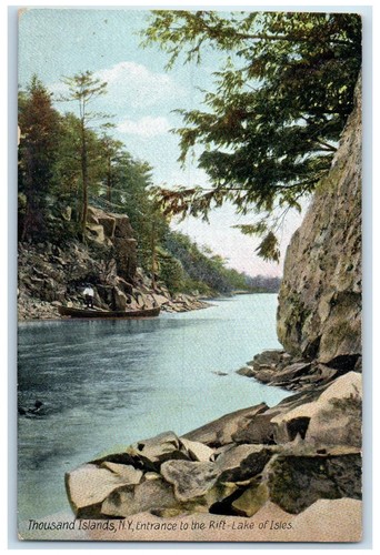 c1910's Entrance To The Rift Lake Of Isles Thousand Islands New York NY ...