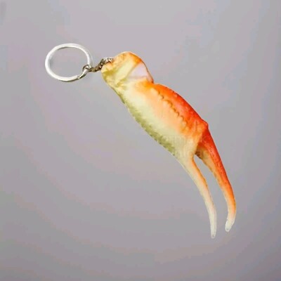 Boiled Crab Claw Sea Food Sample Keychain Keyring New Sealed FREE ...
