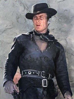 RARE STILL TV WESTERN ROBERT CONRAD CLOSEUP SIGNED | eBay