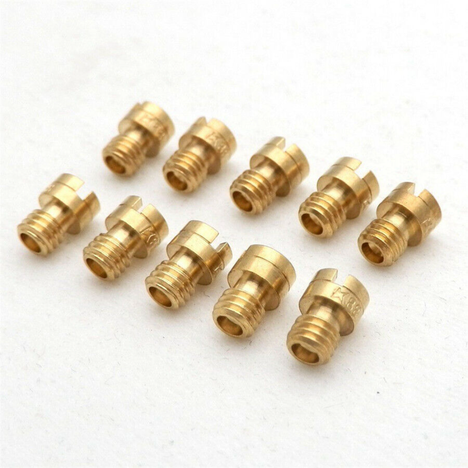10x Carb Main Jets Round Head Kit for GY6 50cc 139QMB Scooter PZ19 #82 ...