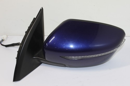 #554a Nissan Qashqai 2015 RHD (for UK cars ) LEFT SIDE BLUE WING MIRROR ...