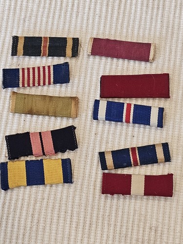 Pre WWII Navy Marine Haiti Campaign DFC Expedition Service Ribbon Bar ...