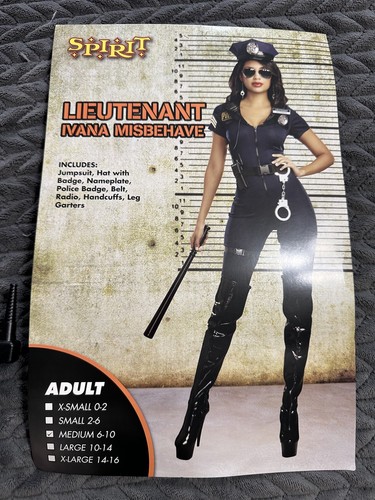 Dreamgirl Costumes Lieutenant Ivana Misbehave Costume Adult Womens Size ...
