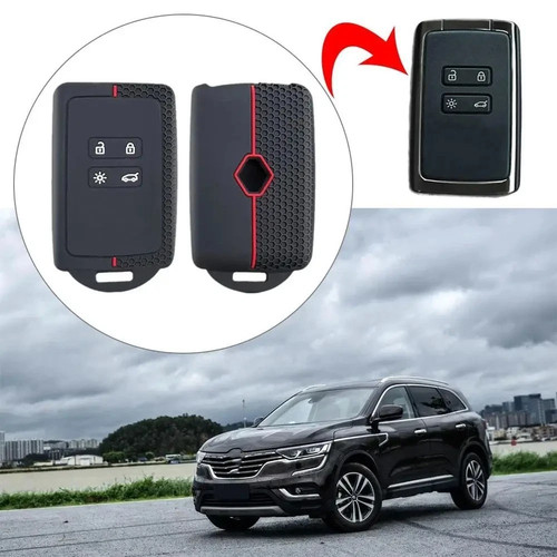 Key Case Holder Silicone 4 Button For Renault Talisman Captur Espace ...
