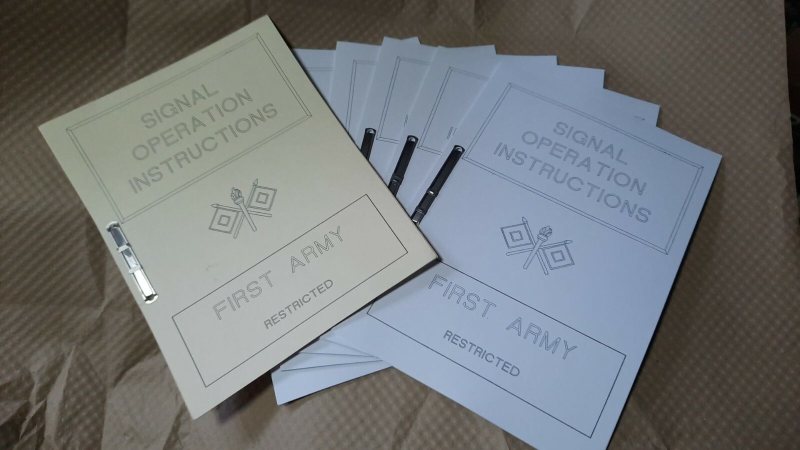 Rare D-Day First Army Signal Operation Instructions includes M209B ...