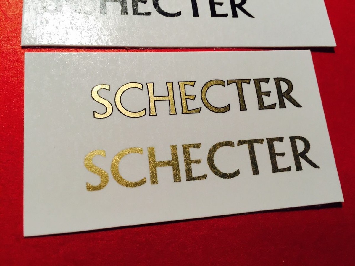 Schecter Headstock Logo