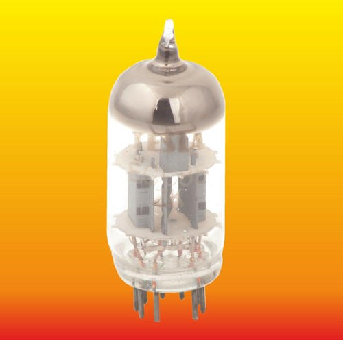 ECC85 TESLA DOUBLE TRIODE VHF VACUUM NOS TESTED TUBE = 6AQ8 B719 6L12 ...