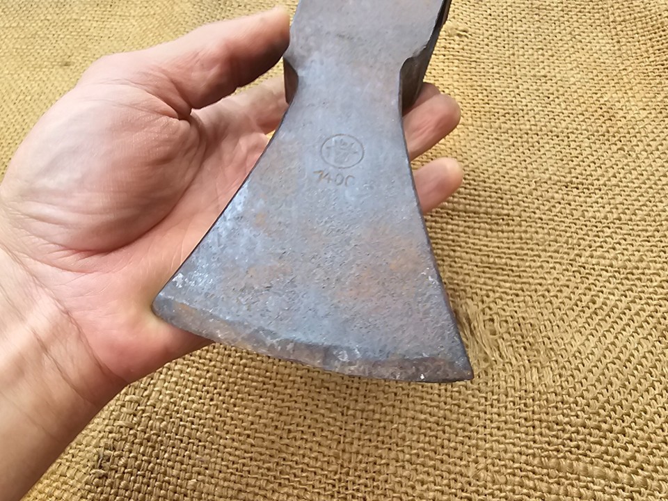 OCHSENKOPF VINTAGE GERMAN AXE HEAD ANTIQUE LOGGING FELLING OX HEAD ...