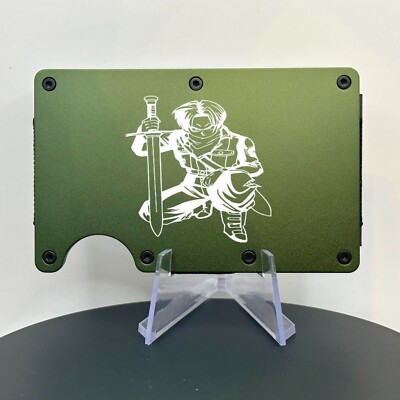 Trunks DBZ Engraved Aluminum Green Wallet | eBay