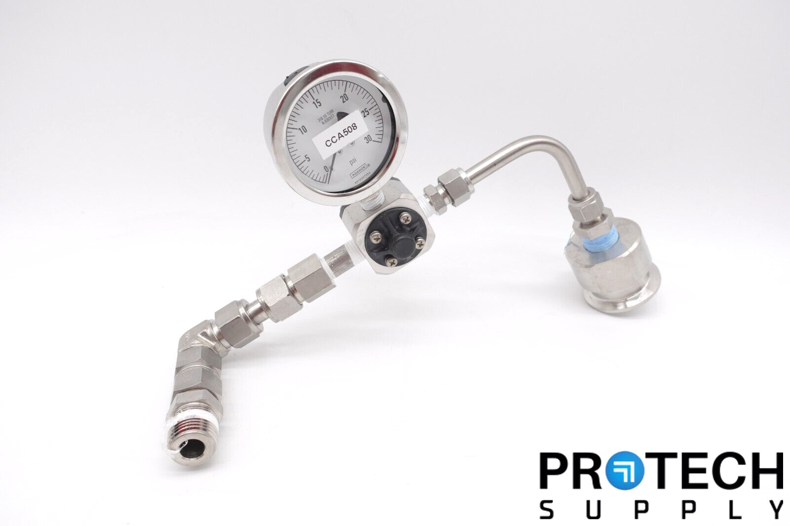 Noshok 316 SS Tube & Socket 0 TO 30HG + SMC SRH3110-NO2 Valve with ...