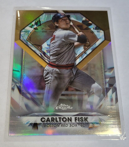 2022 Topps Chrome Update Carlton Fisk - Diamond Greats - Baseball Card ...