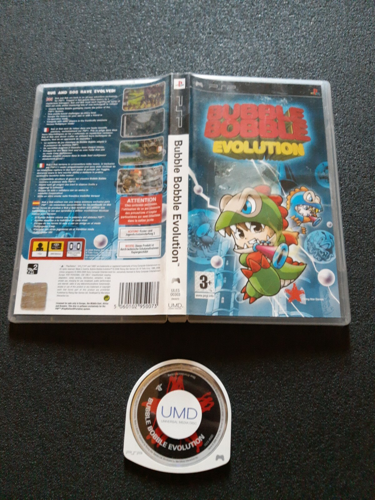Bubble Bobble Evolution PSP - Prix - Photo - Présentation