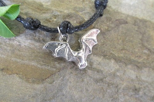 Halloween bat ankle bracelet anklet cord charm anklet gothic jewellery ...