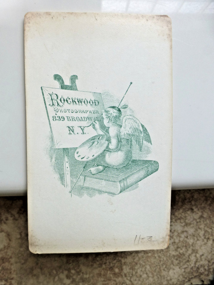 CDV Cabinet Photo Side Profile Pretty Victorian Young Woman Updo Hair ...