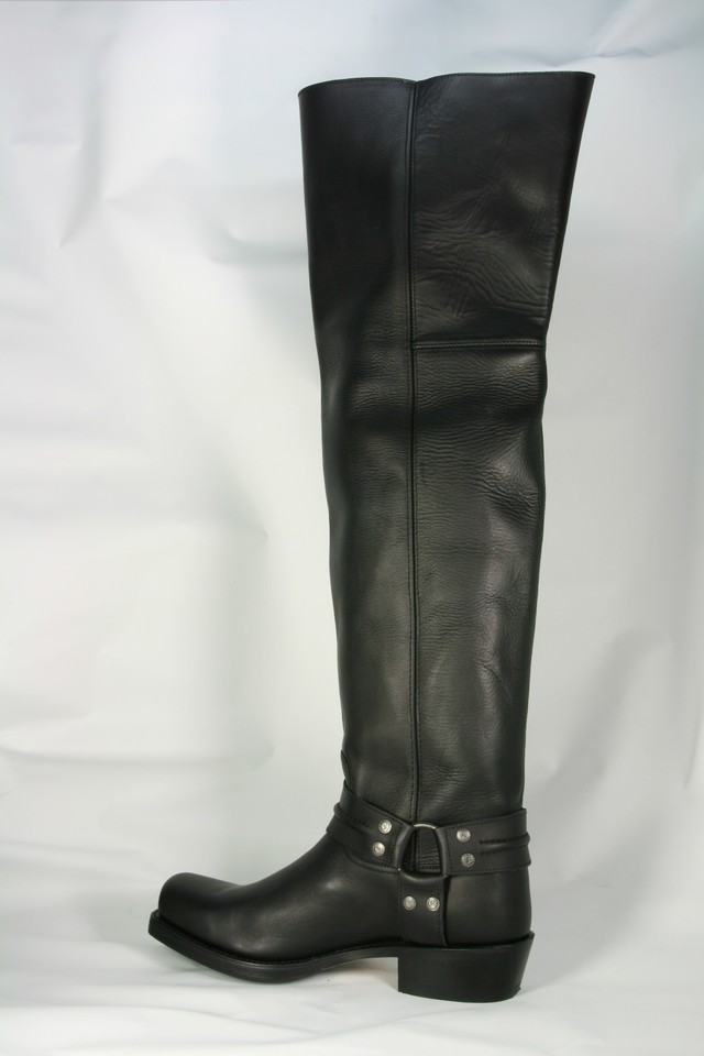 8105 Sendra Bikerboots Overknees Musketierstiefel Negro Black | eBay