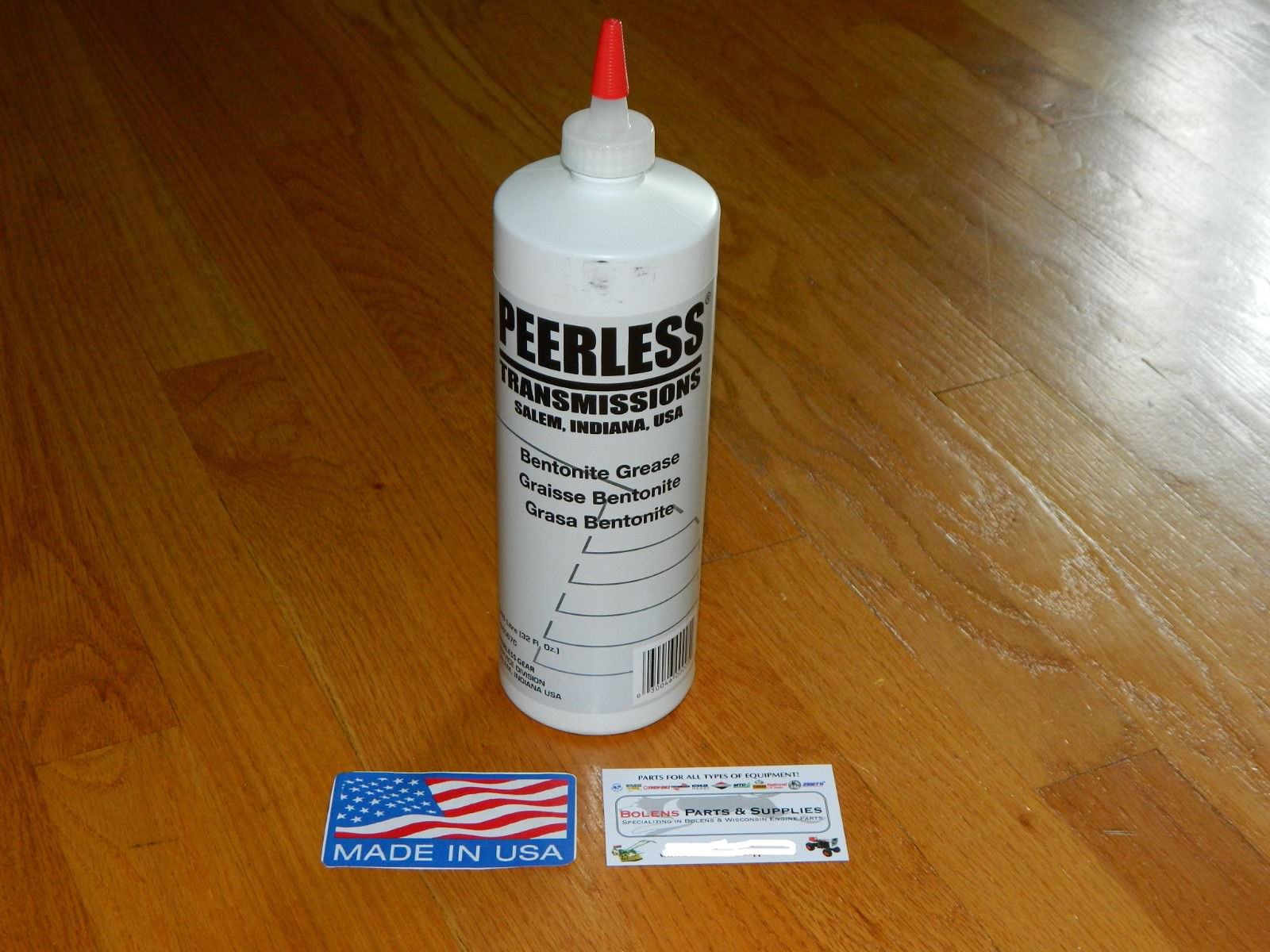 Peerless Transmission Bentonite grease Bolens,John Deere,Sears,Snapper ...
