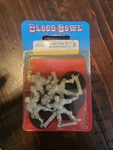 Classic Blood Bowl 3rd Edition Human Team Booster Pack Rare OOP Games ...