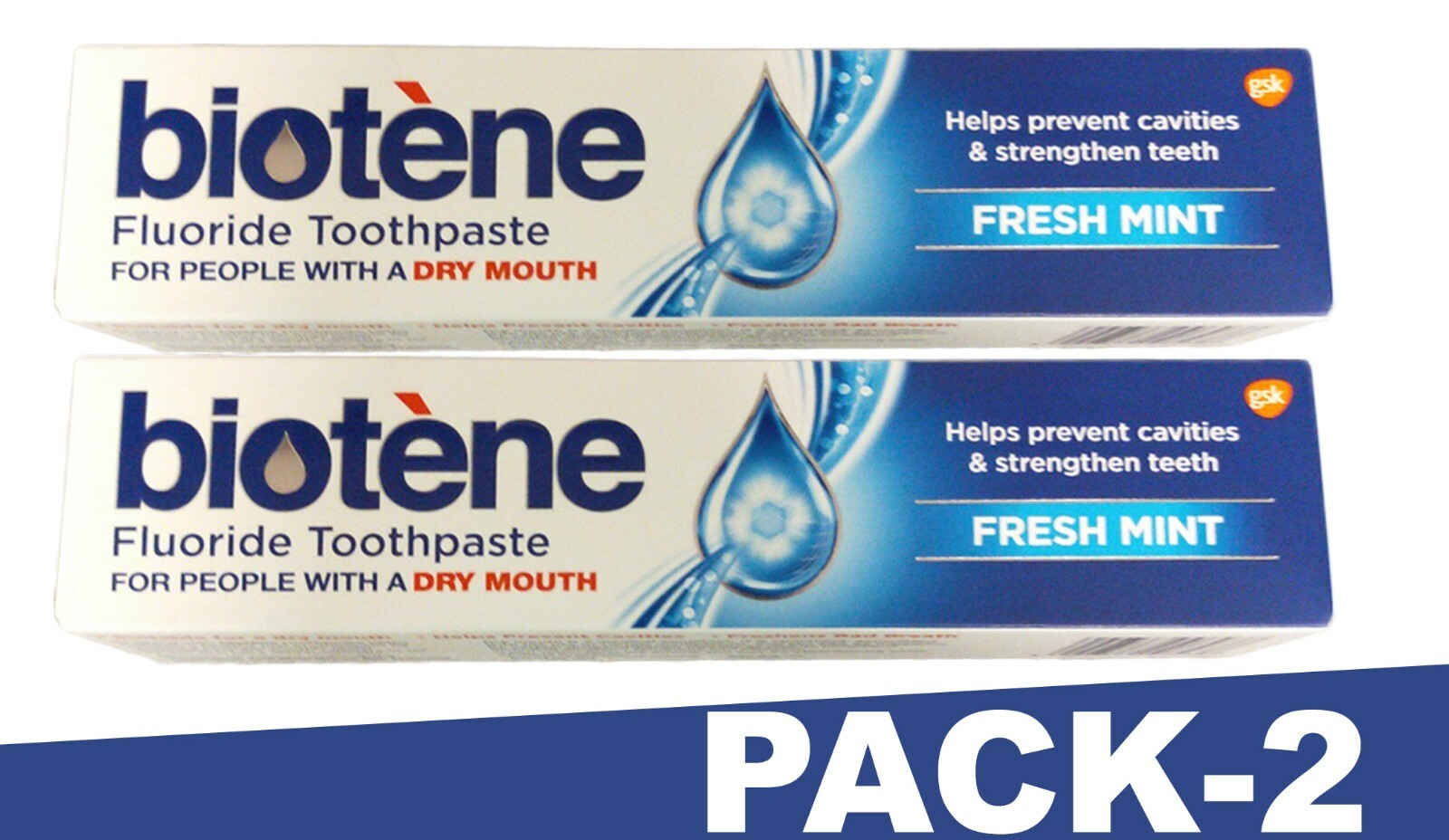 2 x100ml Biotene Dry Mouth Toothpaste 5000347096938| eBay