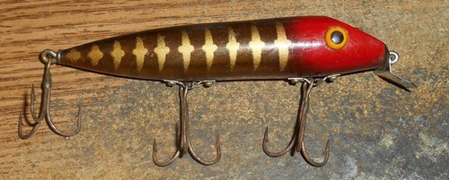 VINTAGE RINEHART MUSKY JINX/TOUGH OHIO LURE/SUPER COLOR! | eBay
