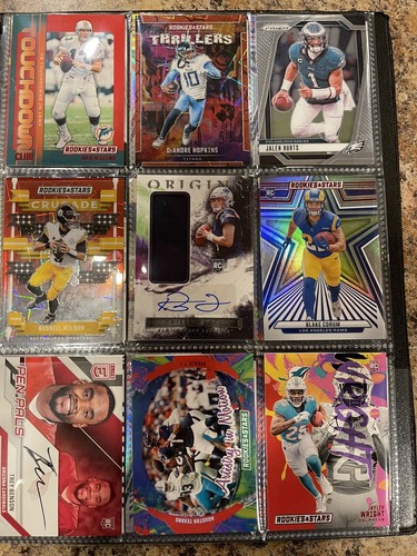 NFL FOOTBALL Card LOT over 150 CARDS! Rookies, Inserts, Auto, Prizm ...