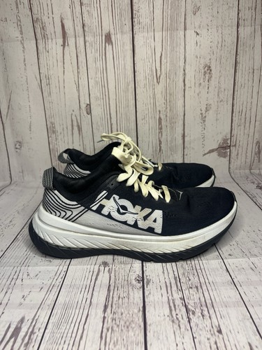 Hoka One One Carbon X ProFly 1102886 Running Shoes White Black Size 8 ...