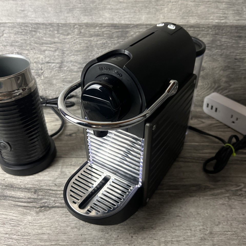 Nespresso Pixie C60 Espresso Machine Compact Polish Metal RARE ...