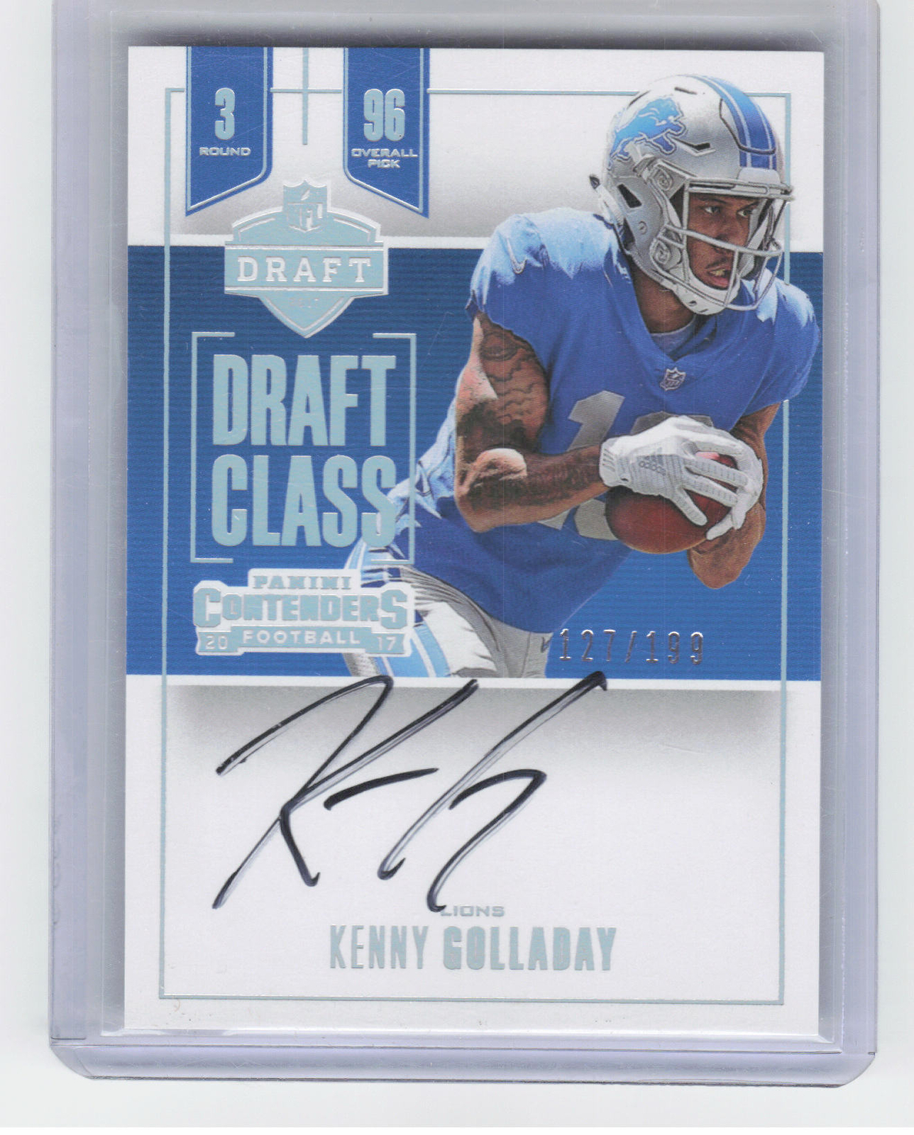 2017 Panini Contenders #DC-KG Kenny Golladay Draft Class Autographs RPS ...