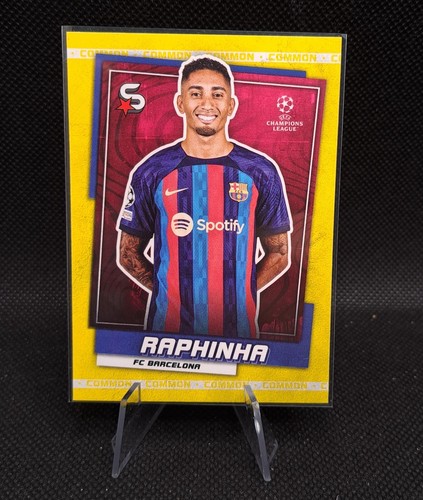Raphinha card common - Barcelona - Topps UCL Superstars 22/23 - #54 | eBay