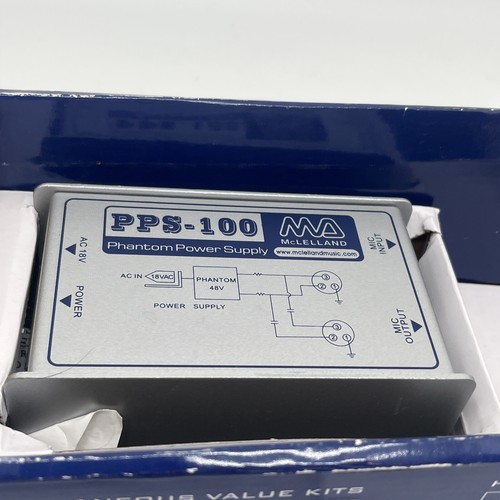 Condenser Microphone Phantom Power Supply 48V New In Box McLelland PPS ...