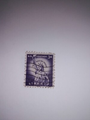 1 Rare Used Excellent Condition 1959 Purple Liberty Stamp | eBay