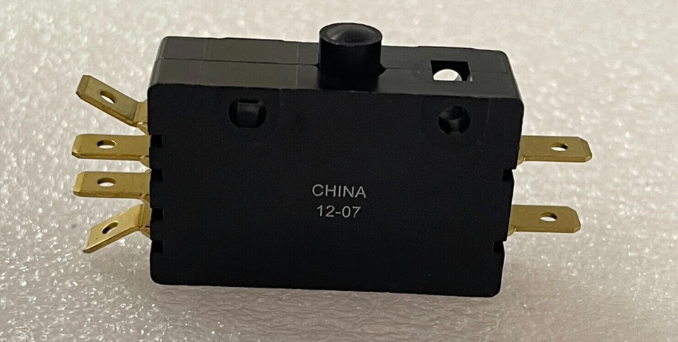 E19-00A0 Cherry Snap Action Switch 15A Double Pole Double Throw Button ...