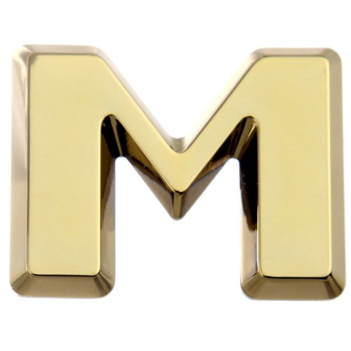 Luxbling Chrome 3D Lettre - gold - M | eBay