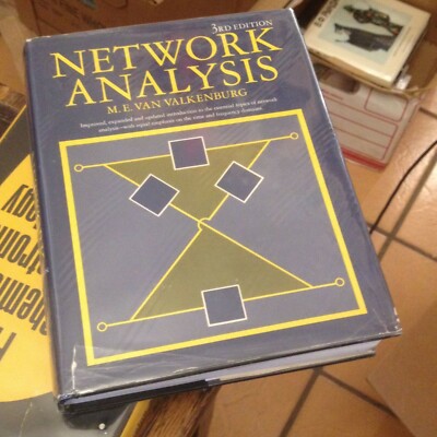 NETWORK ANALYSIS 3rd Edition 1974 Van Valkenburg ENGINEERING Free US ...
